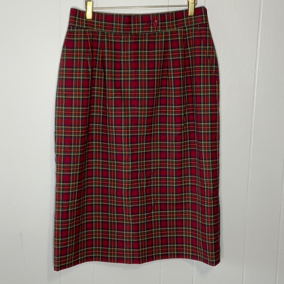 Pendleton | Skirts | Vintage Pendleton Red Plaid Skirt Sz 4 | Poshmark